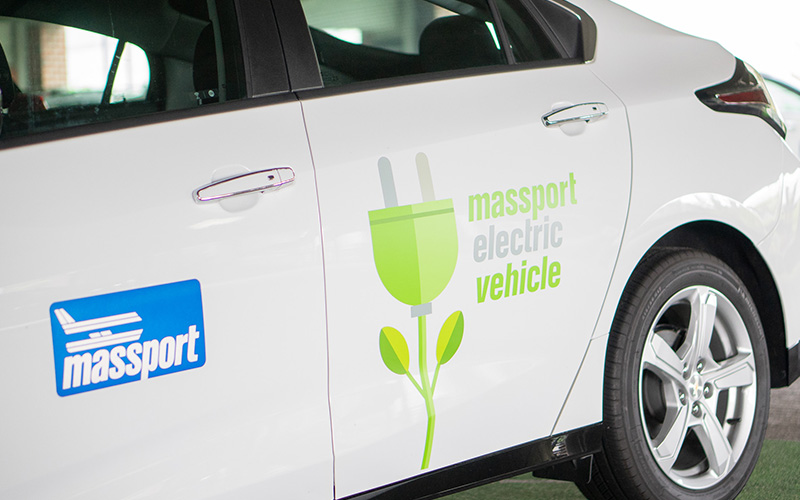 Massport and MassCEC Celebrate Electric Vehicle Grant | Massport