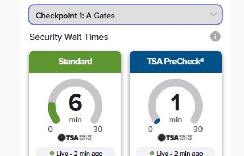 Wait Times Officially Go Live at Boston Logan Checkpoints | Massport